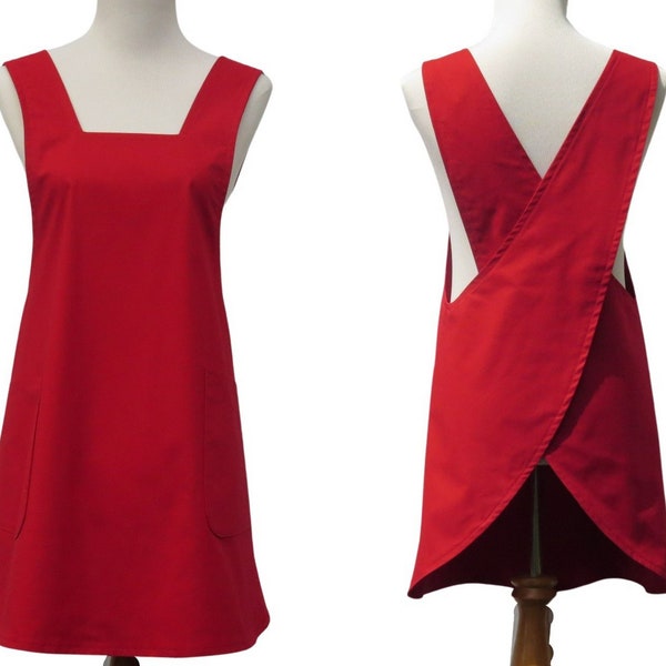 Cross Back Apron Pattern - Etsy