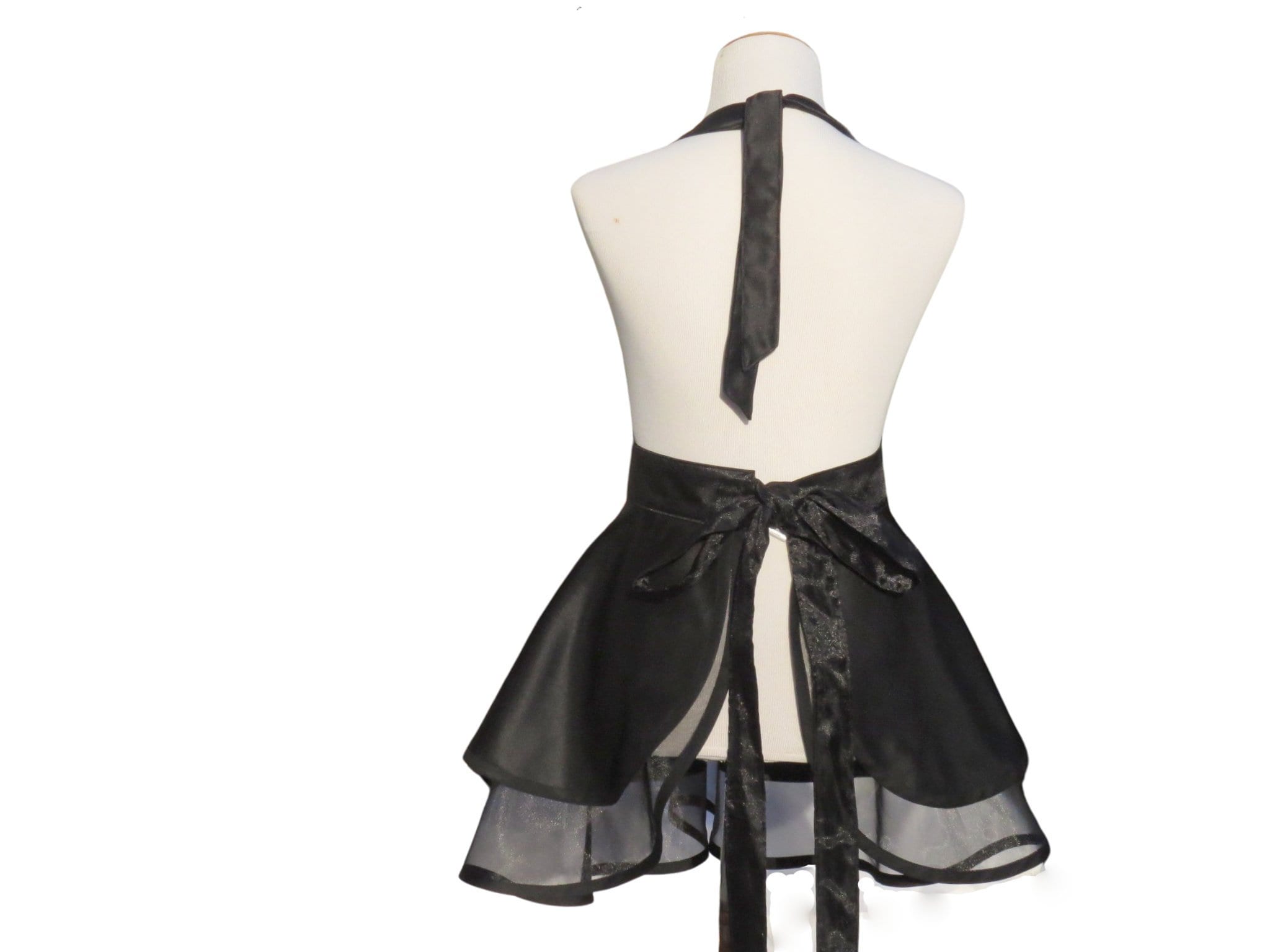 Women's Plus Size Dressy Black Full Apron With a Full - Etsy