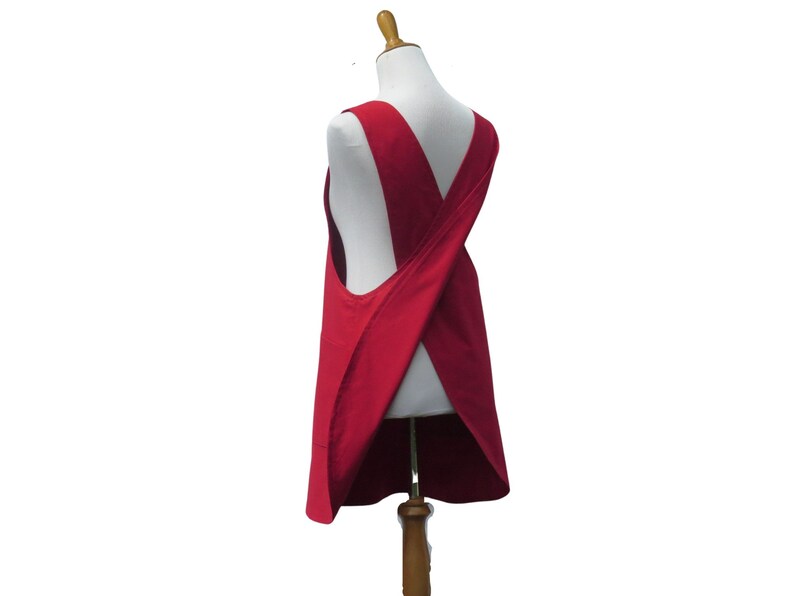 Solid Color Cross Back Apron in a Choice of 12 Colors With - Etsy