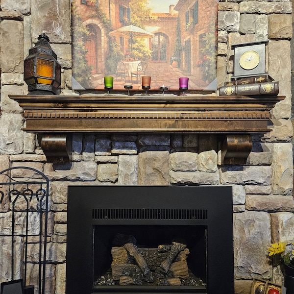 Crown Molding Mantel - Etsy