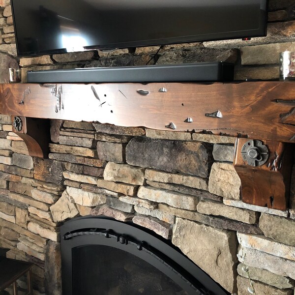 Rustic Mantel - Etsy
