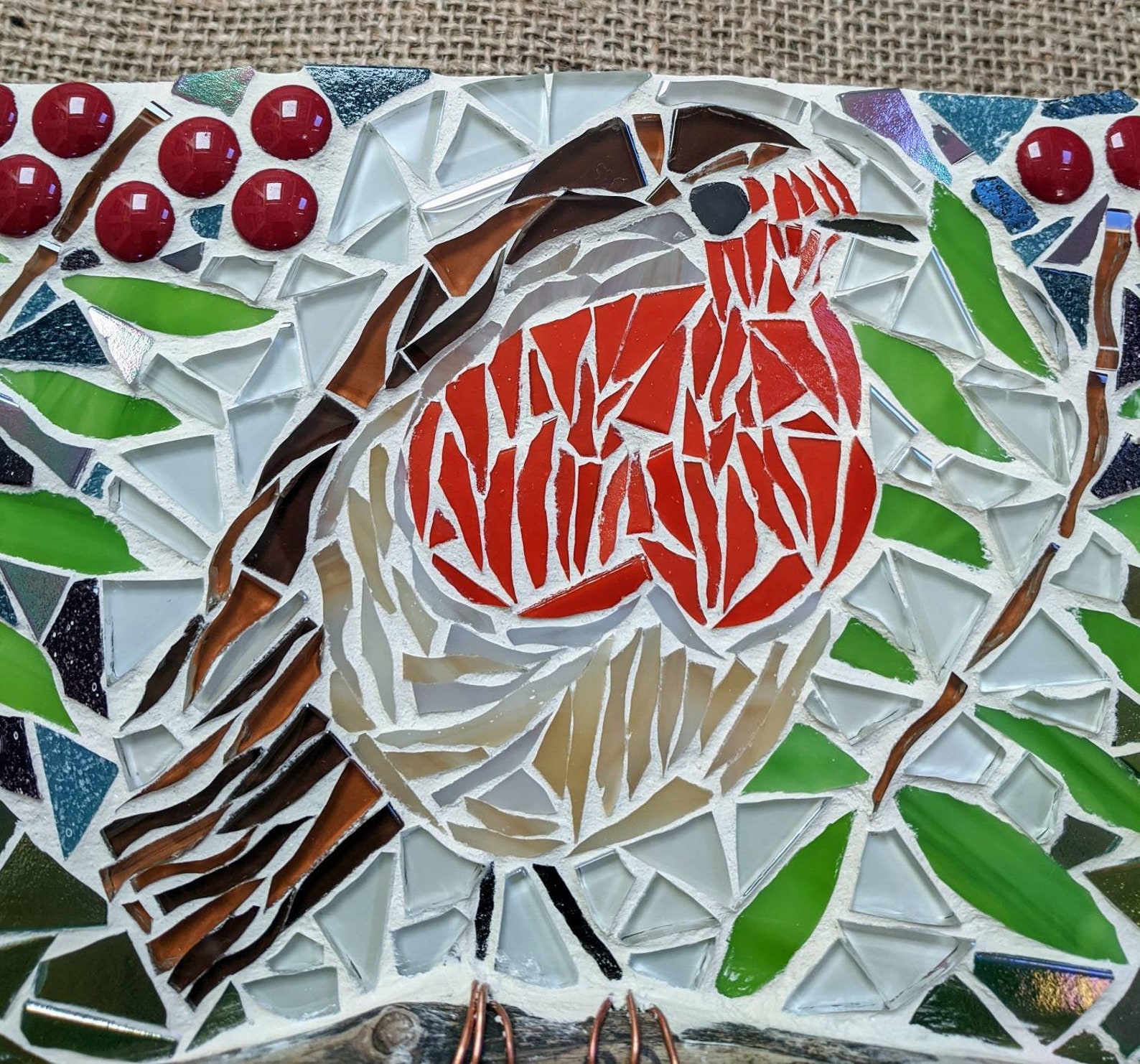 Mosaic Robin. Just Popped Back for a Visit - Etsy UK