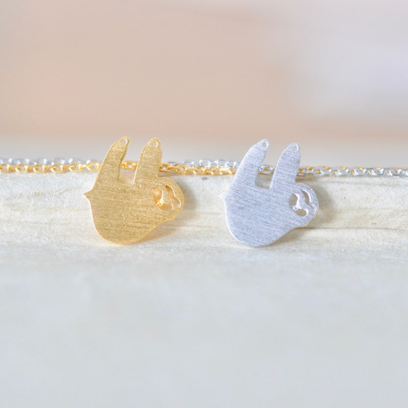 Sloth Necklace - Etsy