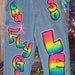 Airbrush Jeans Overalls Grafitti Hip Hop Artwork Only 90's - Etsy