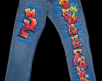 Custom Airbrush Pants - Etsy