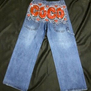 Airbrush Jeans ARTWORK Only You SUPPLY the Jeans Read the Item ...