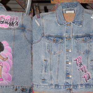Airbrush Jeans Overalls Grafitti Hip Hop Artwork Only 90's Style Party ...