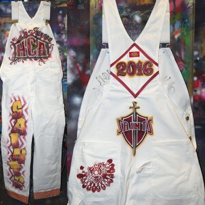 Airbrush Jeans Overalls Grafitti Hip Hop Artwork Only 90's Style Party ...