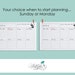 My One Thing. 3 PAGE PLANNER. Year, Month & Week Planners. Printable ...
