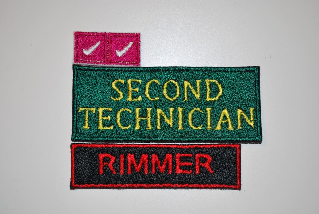 SET Red Dwarf Rimmer Costume Patches Fully Embroidered Sci-fi Cosplay ...