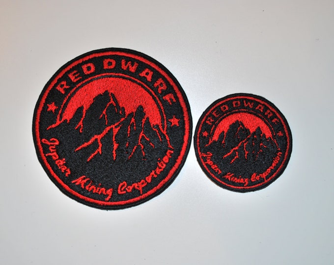 SET Red Dwarf Rimmer Costume Patches Fully Embroidered Sci-fi Cosplay ...