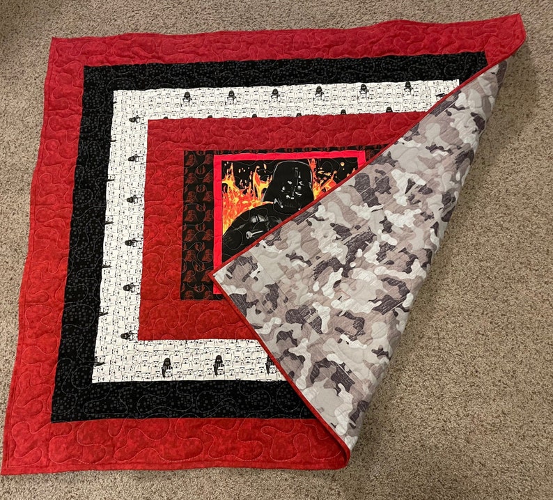 Darth Vader Quilt 48 X 54 Stormtroopers Star Wars - Etsy