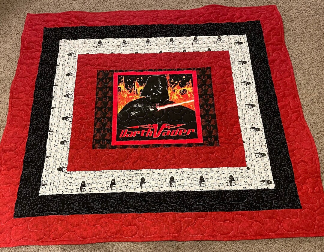 Darth Vader Quilt 48 X 54 Stormtroopers Star Wars - Etsy