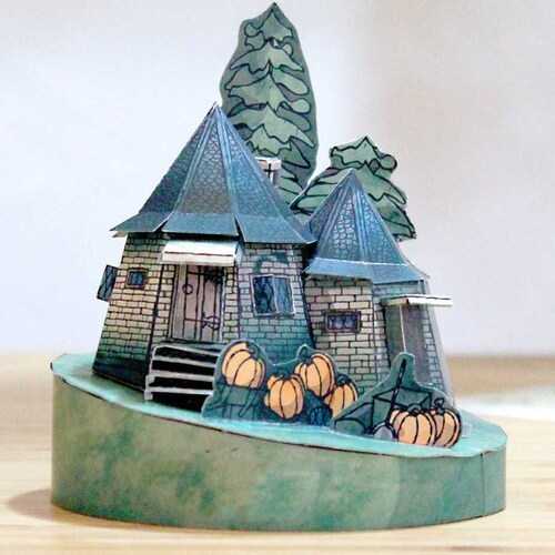 GATEKEEPER'S HUT PAPERCRAFT Cut & Assemble Paper Model - Etsy Canada