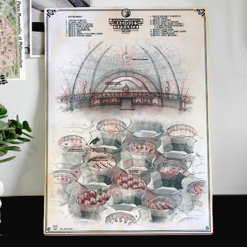Ministry of Magic Floorplan Map Original Illustration | Etsy