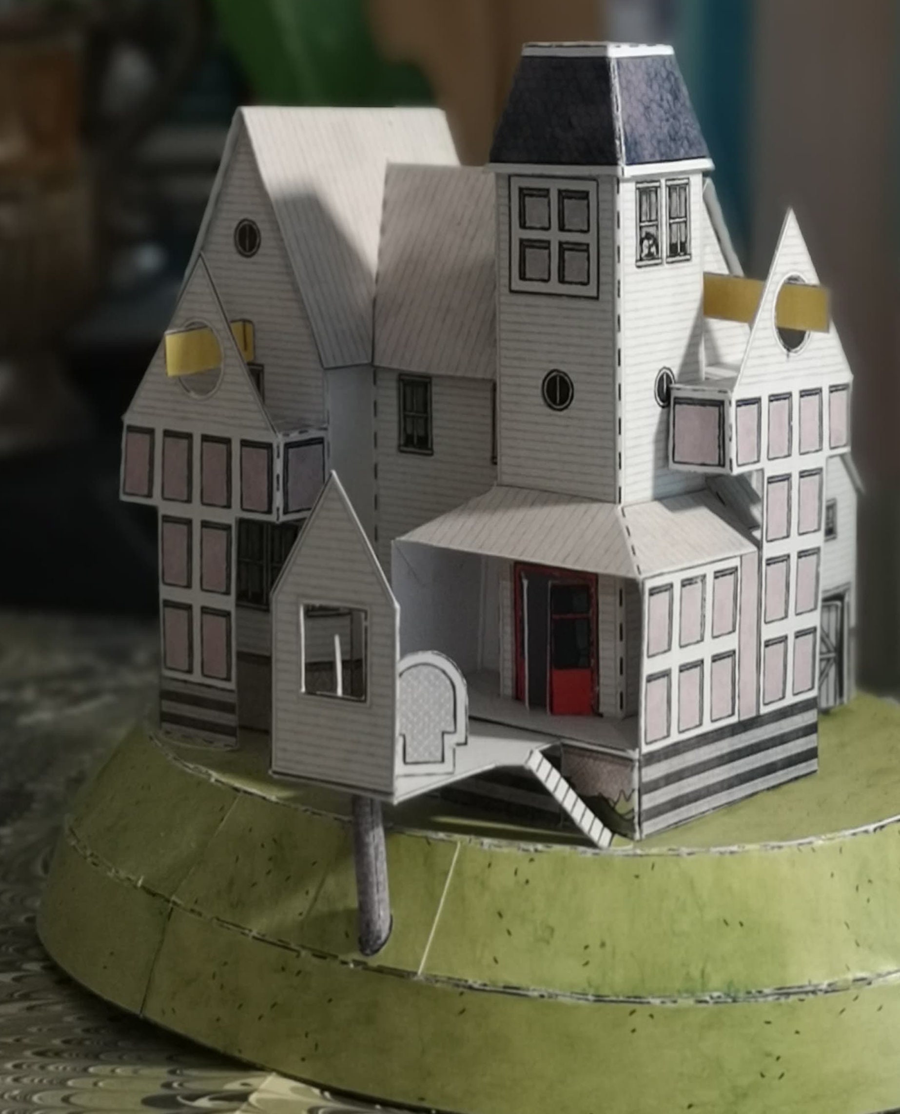 Papercraft Minecraft House Mansion Papercraft Of Village House 2