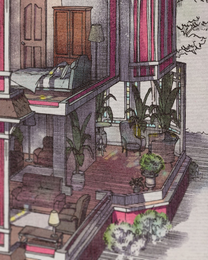 Charmed Manor - Halliwell House - Poster by Kiko Sánchez - Etsy