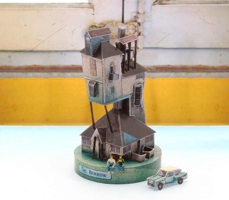 BURROW PAPERCRAFT Cut & Assemble Paper Model Kit - Etsy UK