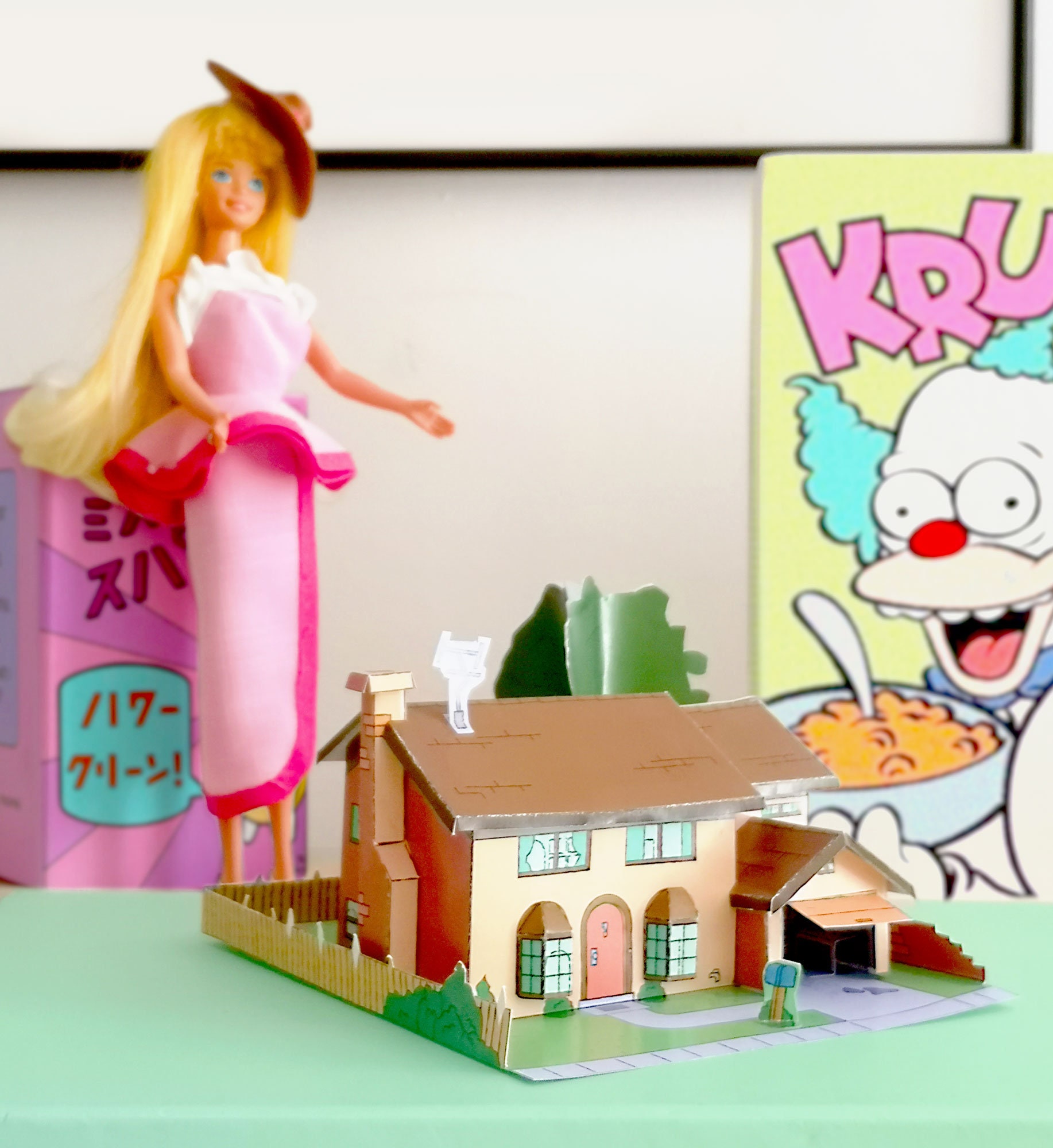 SIMPSON HOUSE Paper Model Papercraft Card Model Kit - Etsy Canada