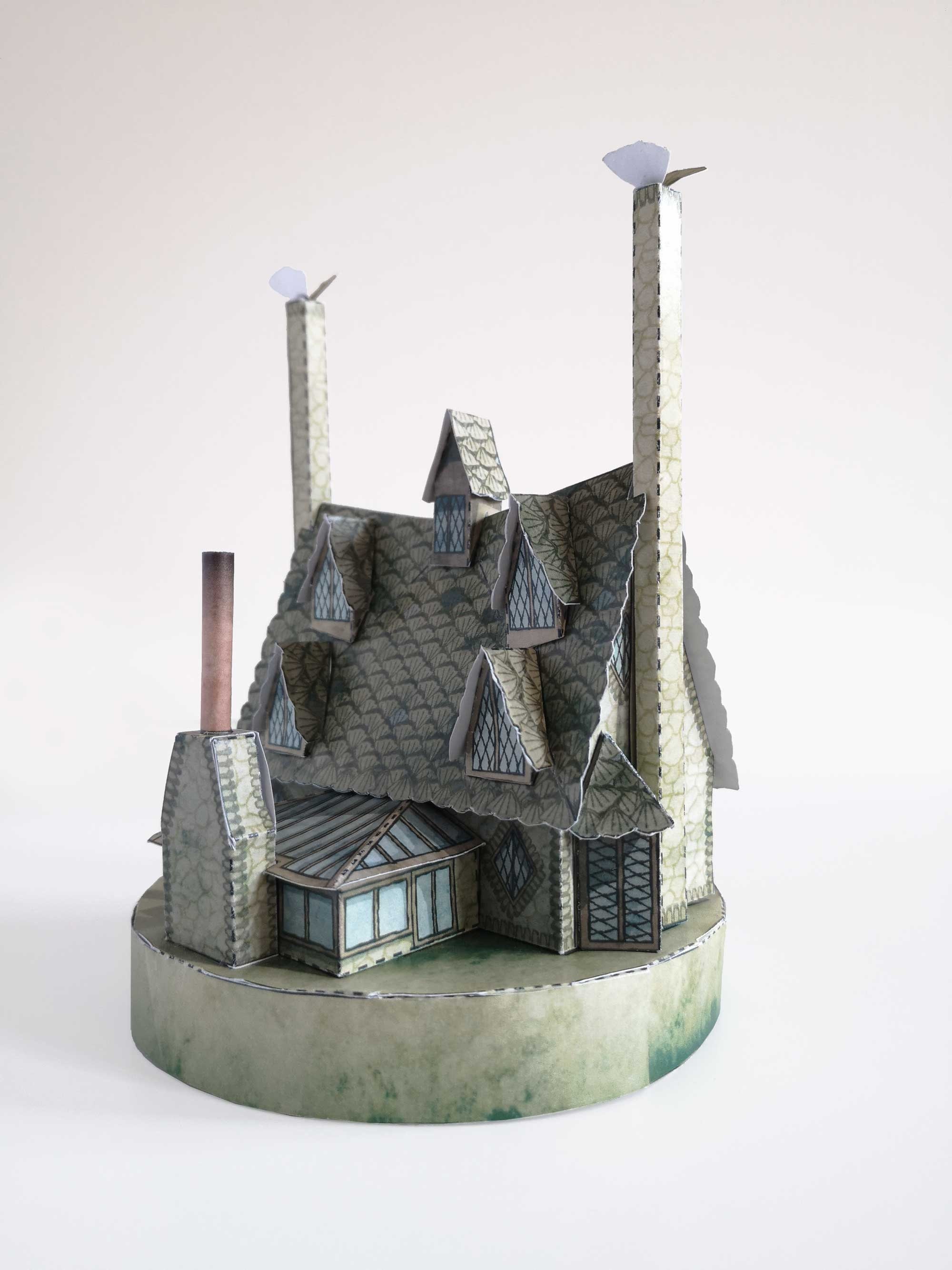 THE SHELL COTTAGE - Cut & Assemble Paper Model Kit - Etsy
