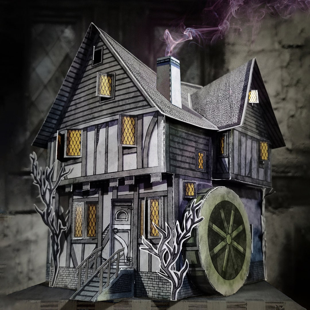 HOCUS POCUS Sanderson Sisters Cottage Papercraft - Etsy