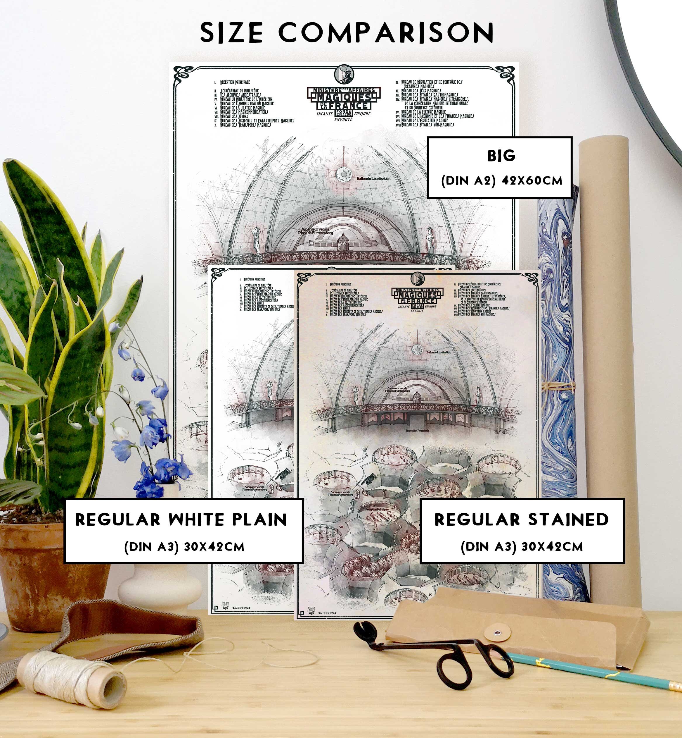 French Ministry of Magic Floorplan Map Original | Etsy UK