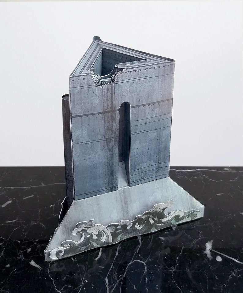 Magic Prison Papercraft Cut & Assemble Paper Model Kit - Etsy