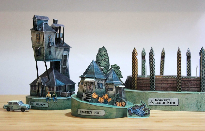 BURROW PAPERCRAFT Cut & Assemble Paper Model Kit - Etsy