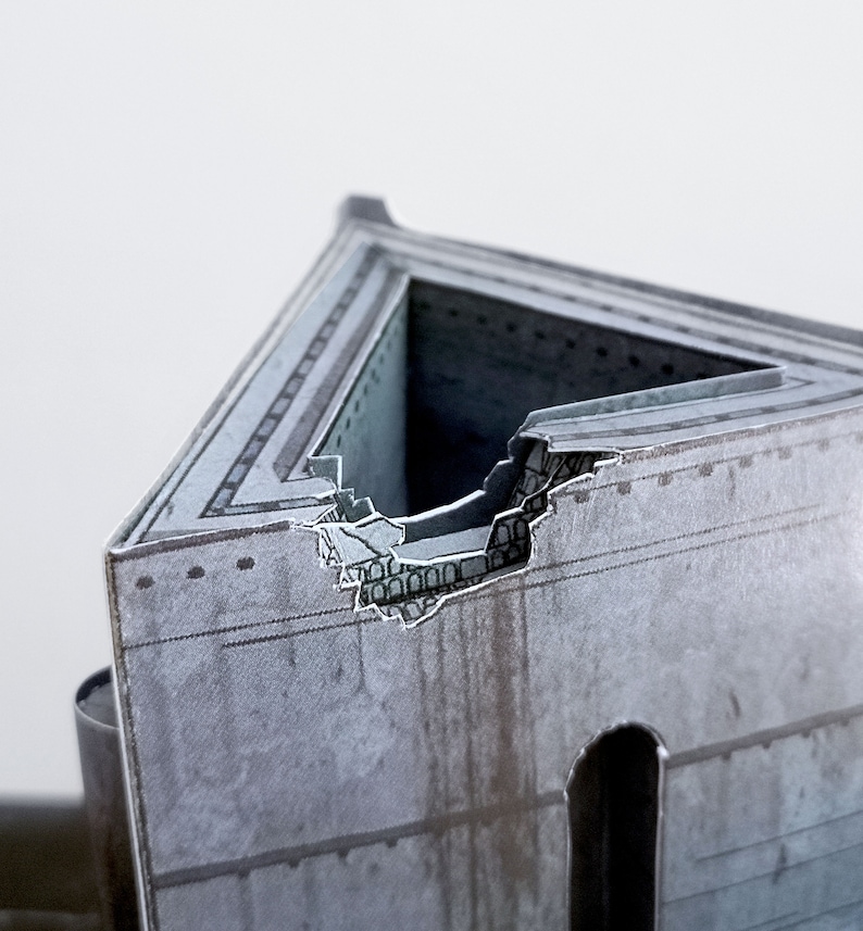 Magic Prison Papercraft Cut & Assemble Paper Model Kit - Etsy