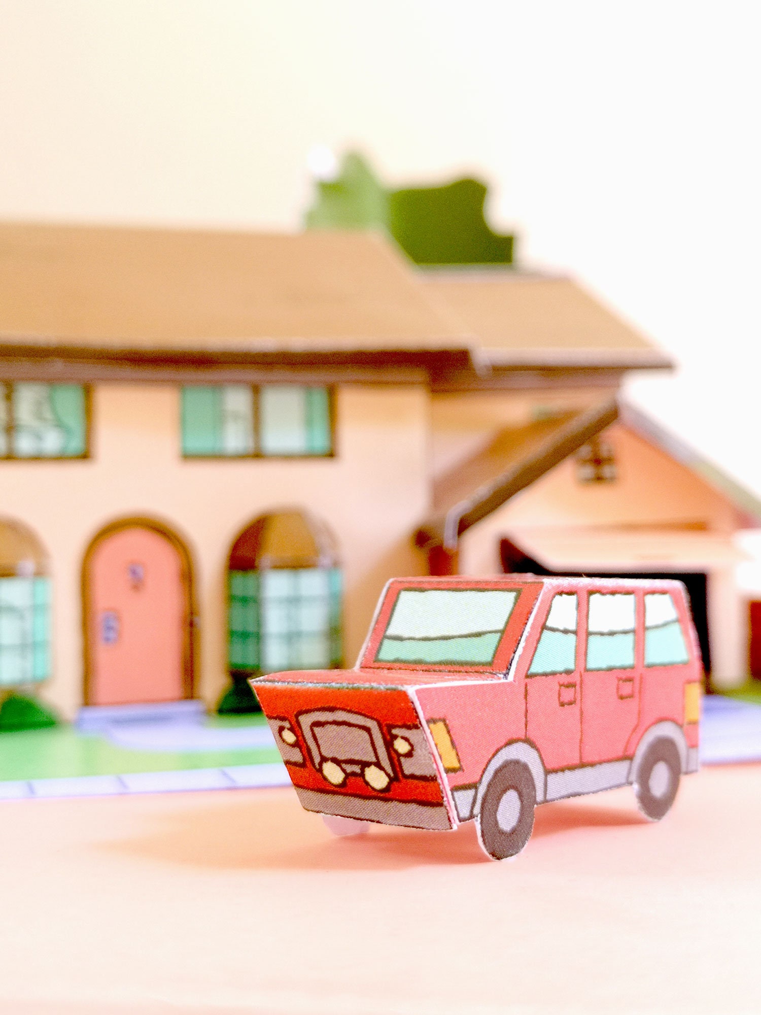 SIMPSON HOUSE Paper Model - Papercraft - Card Model Kit - Including the ...