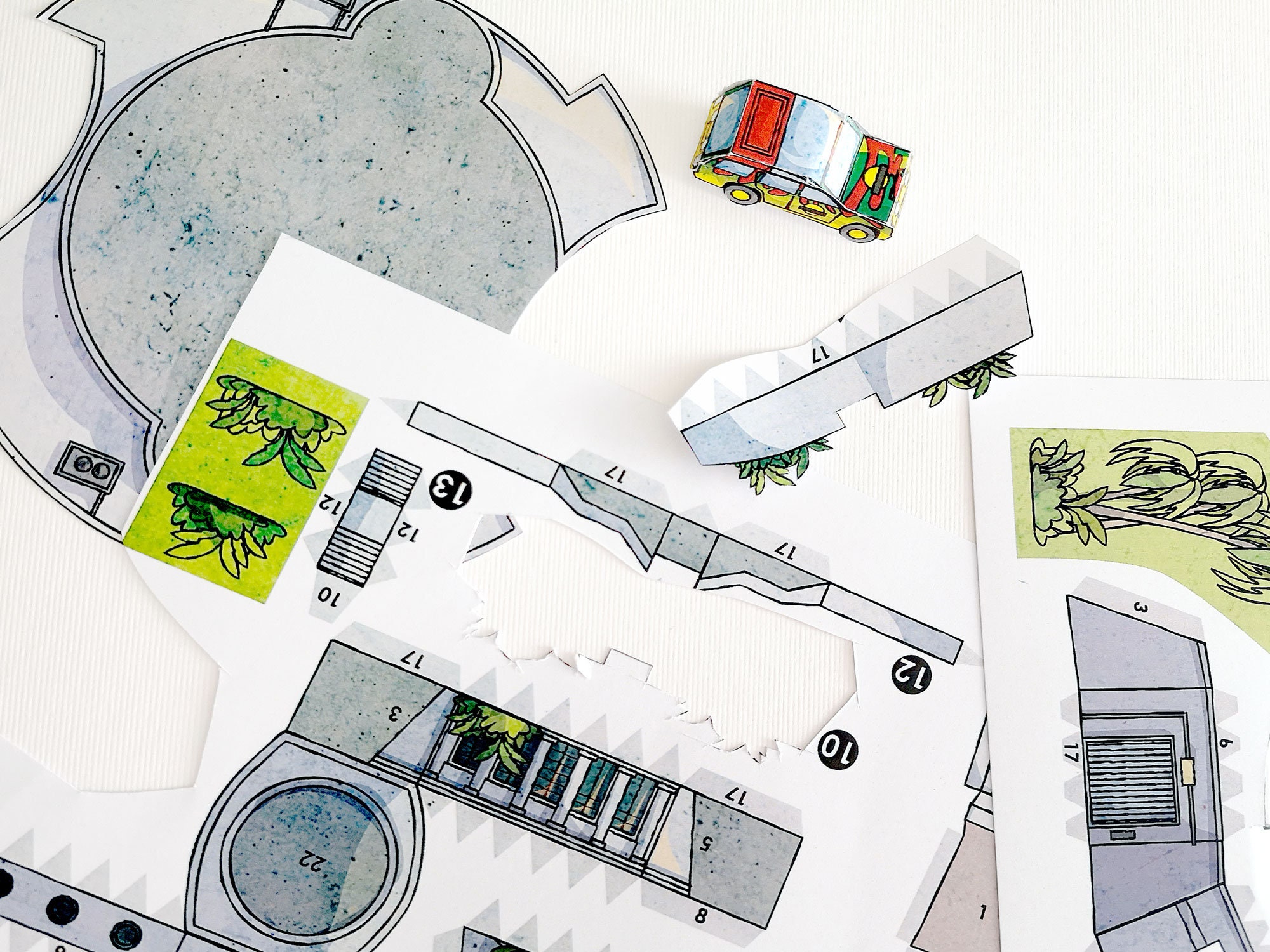 Jurassic Visitor Center PAPERCRAFT Dino Gates Vehicles and - Etsy Canada