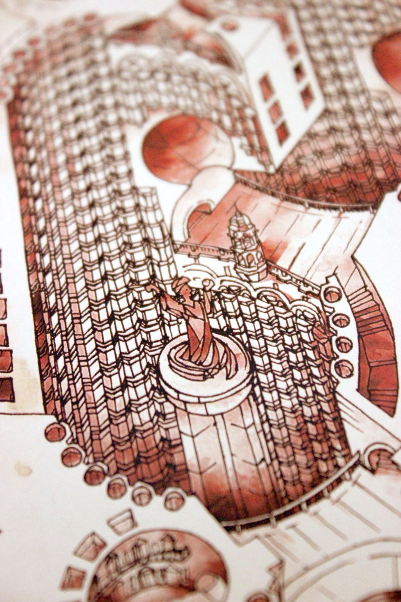 Ministry of Magic Floorplan Map Original Illustration Reproduction ...