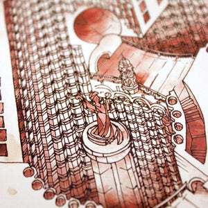 Ministry of Magic Floorplan - Map - Original Illustration Reproduction ...