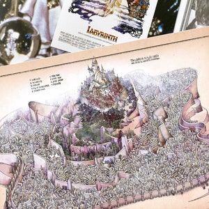 LABYRINTH Movie Map - Original Illustration - Etsy