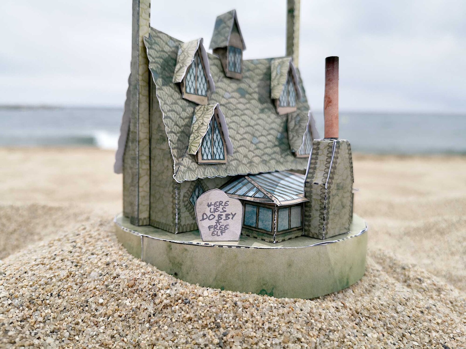 THE SHELL COTTAGE - Cut & Assemble Paper Model Kit - Etsy