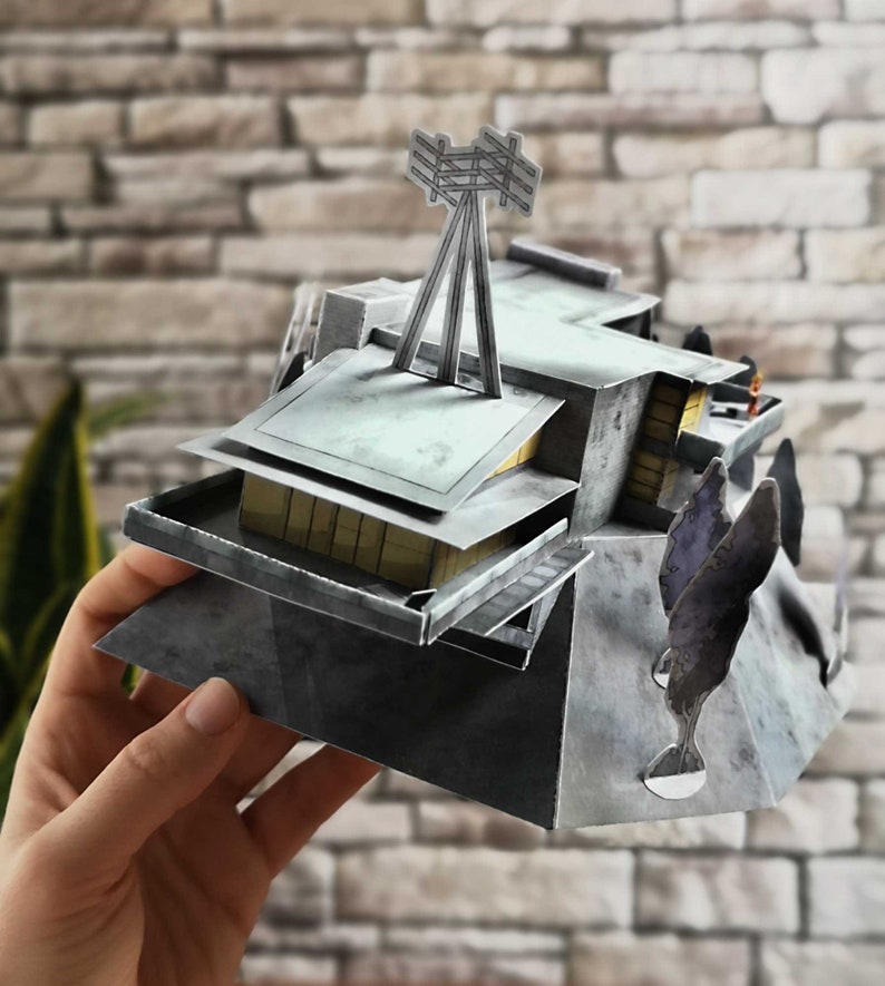 VANDAMM House Paper Model - North by Northwest House Miniature - Etsy