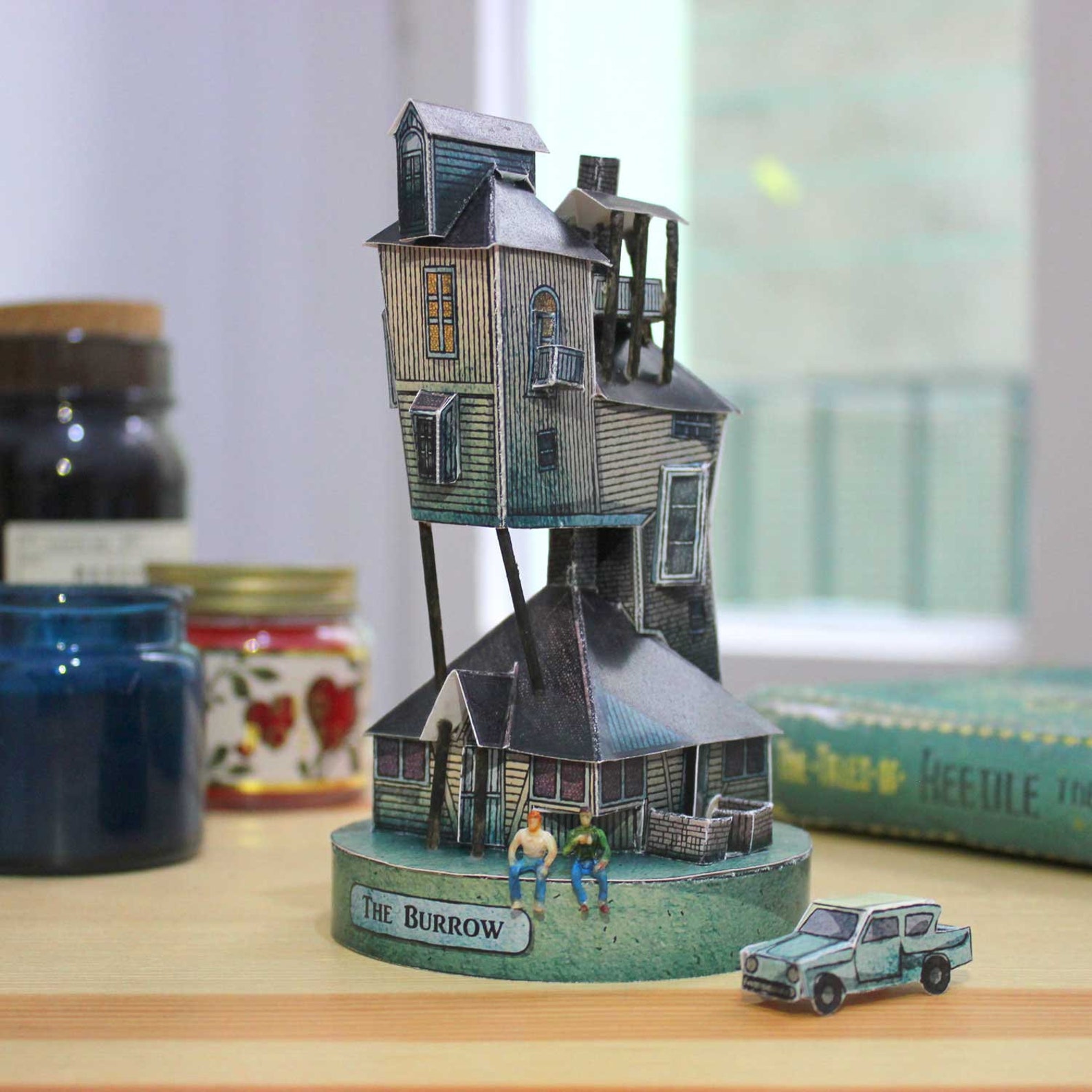 BURROW PAPERCRAFT Cut & Assemble Paper Model Kit - Etsy UK