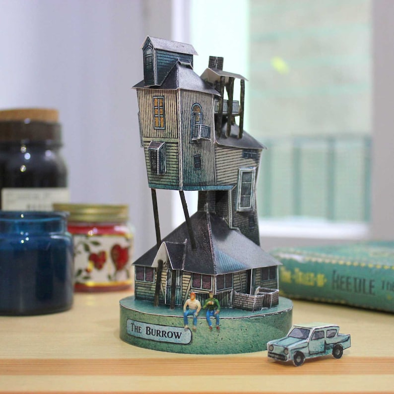 BURROW PAPERCRAFT Cut & Assemble Paper Model Kit - Etsy UK