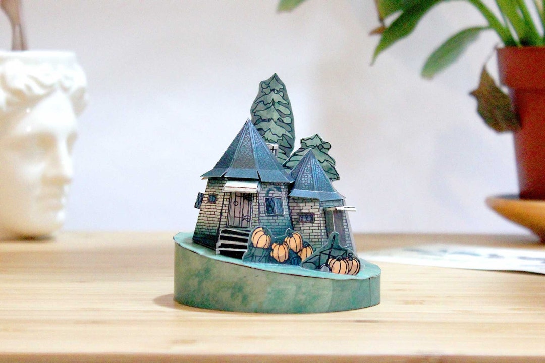 GATEKEEPER'S HUT PAPERCRAFT - Cut & Assemble Paper Model Kit - Etsy