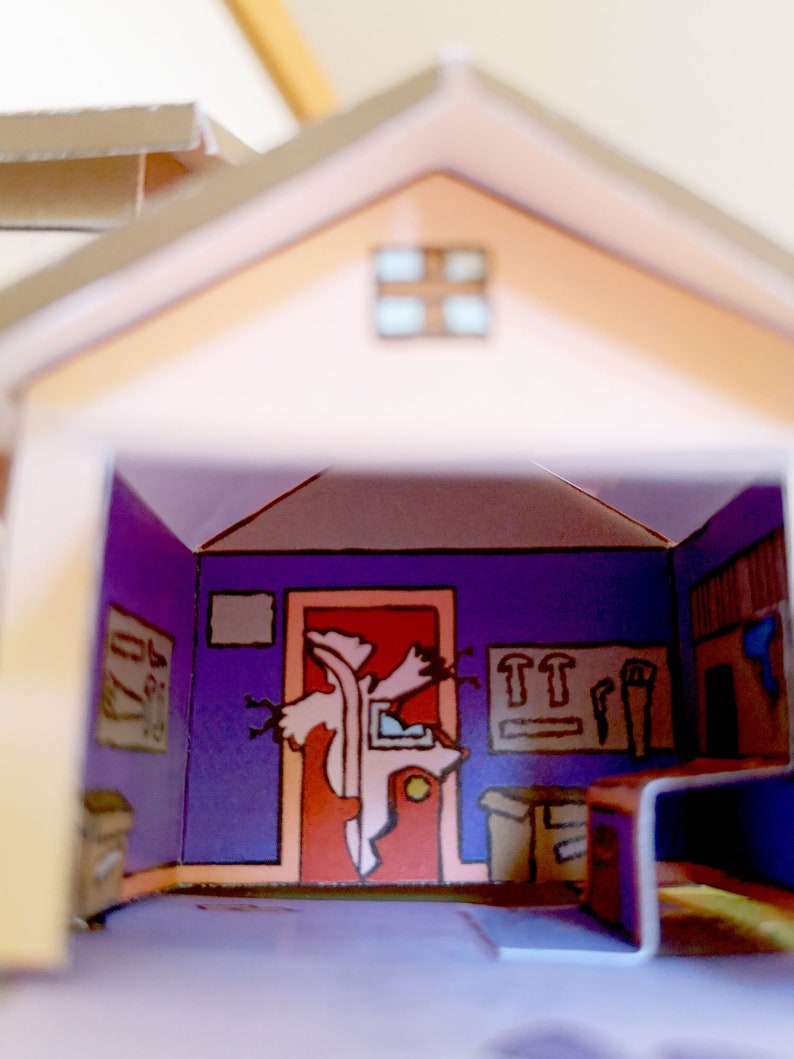 SIMPSON HOUSE Paper Model Papercraft Card Model Kit - Etsy Canada