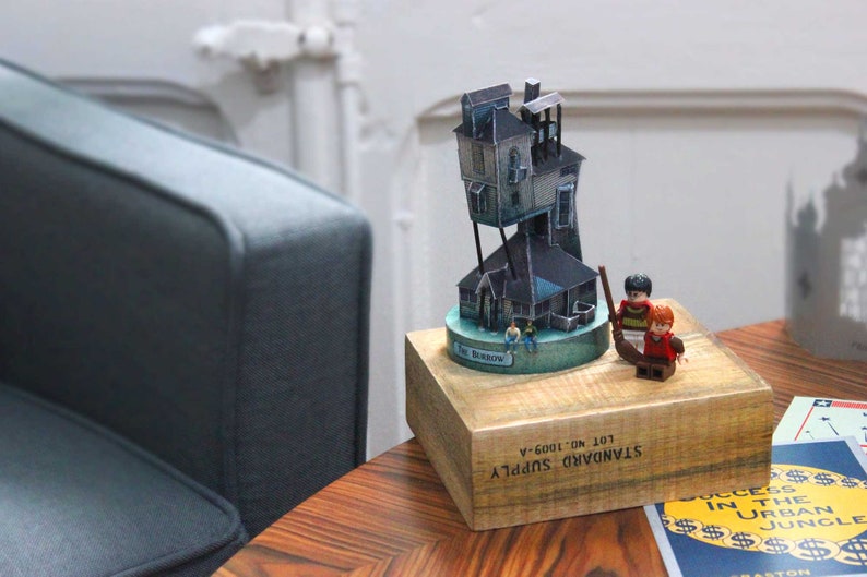 BURROW PAPERCRAFT Cut & Assemble Paper Model Kit - Etsy UK