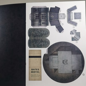 PSYCHO HOUSE Paper Model - Papercraft - Card Model Kit - FREE "do Not ...