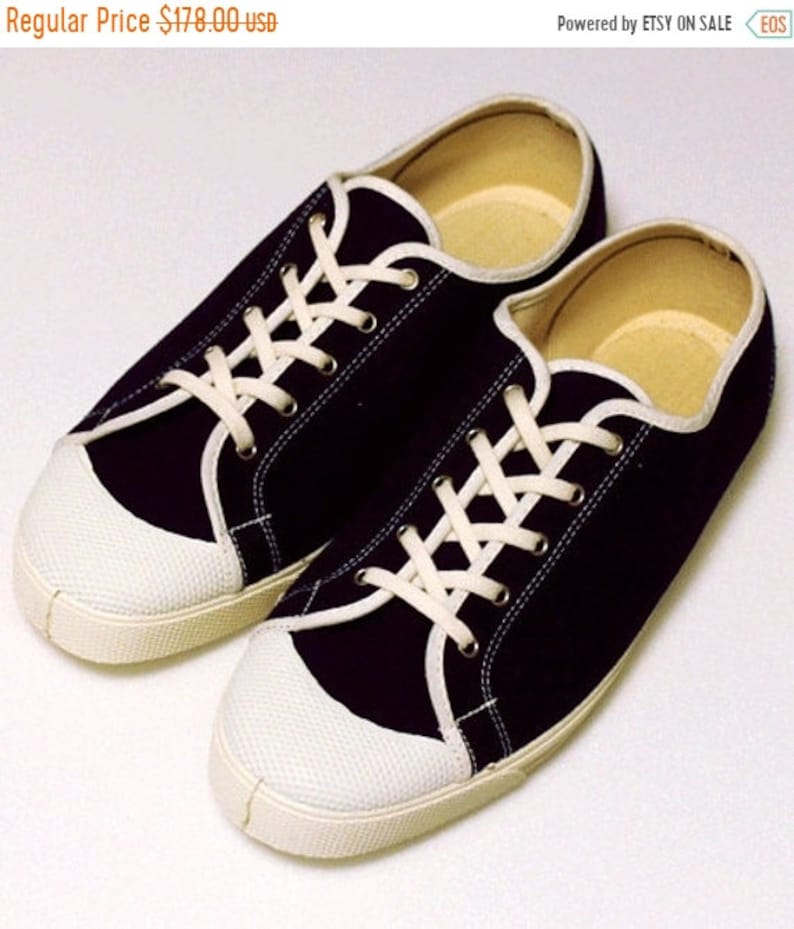 Scarpe in tela superga vintage Deadstock anni '60 realizzate in Italia ...