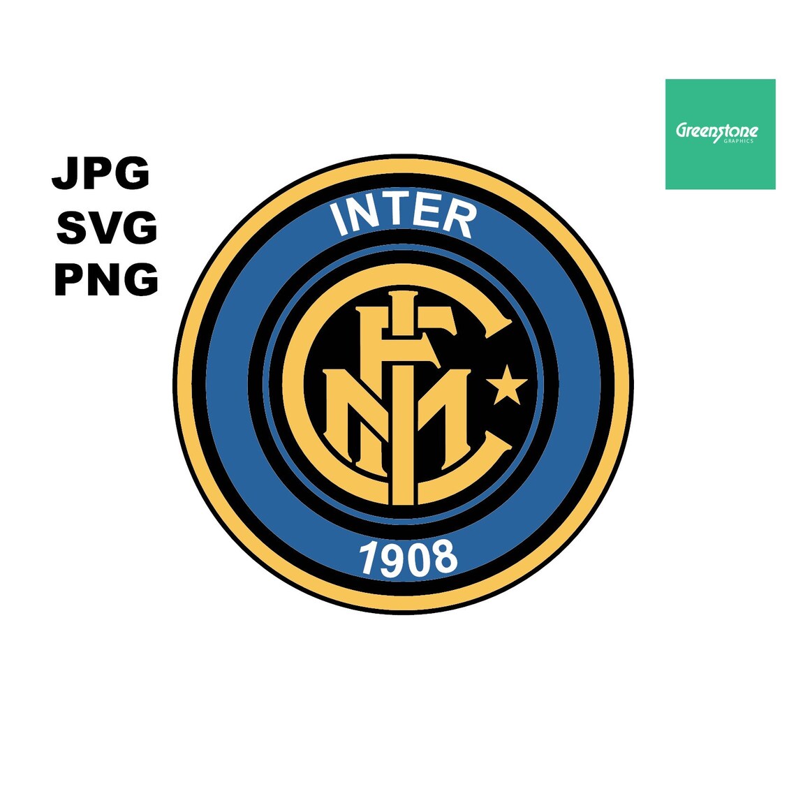 Inter Millan Logo Digital File Download Only SVG - Etsy