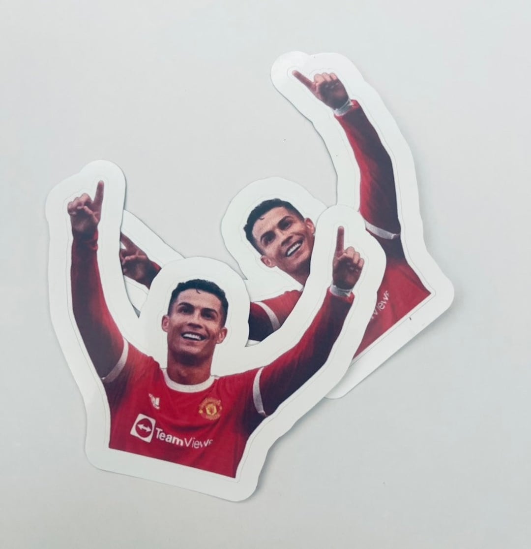 Ronaldo Stickers Die Cut With White Borders 3 Inches by - Etsy