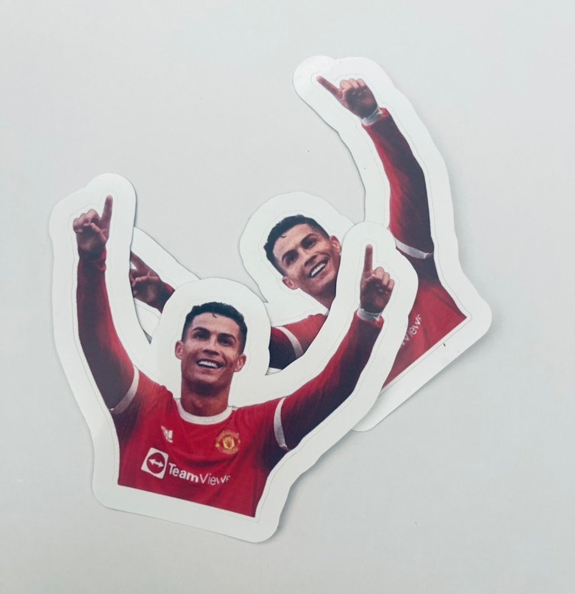 Ronaldo Stickers Die Cut With White Borders 3 Inches by - Etsy