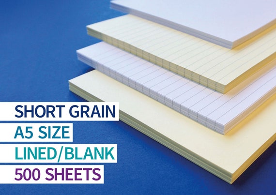 500 Sheets A5 Paper Short Grain Paper Bookbinding Paper Etsy 500-sheets-a5-paper-short-grain-paper-bookbinding-paper-etsy