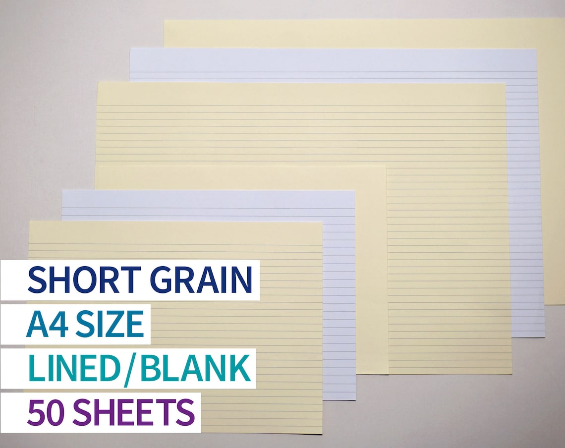50 Sheets A4 Short Grain Paper Bookbinding Paper Blank Or Etsy 50-sheets-a4-short-grain-paper-bookbinding-paper-blank-or-etsy