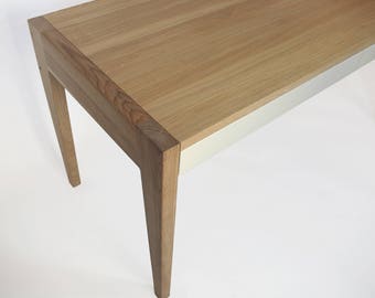 Oak Wood Computer Desk, Laptop Desk, Office Table, Writing Table Desk ...