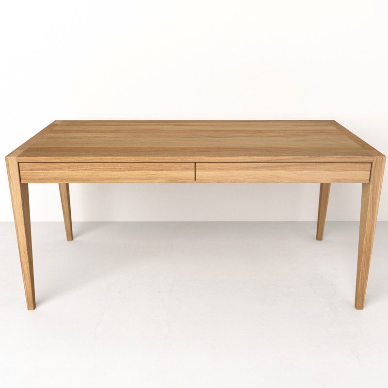 Solid Wood Desk - Etsy UK